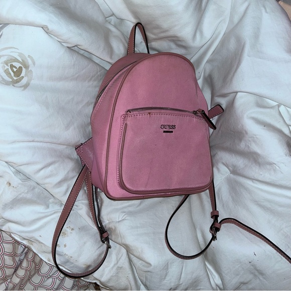 Guess | Bags | Guess Pink Mini Backpack | Poshmark